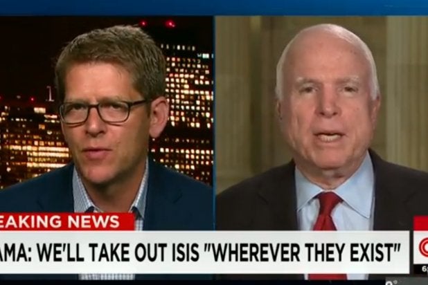 John McCain Welcomes Jay Carney to CNN With a Battle: 'Facts Are ...