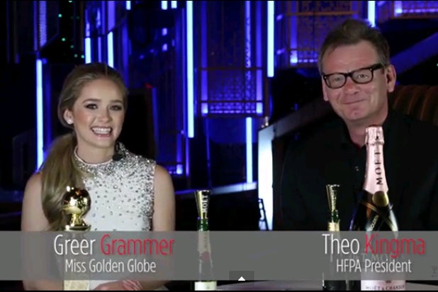 Bubbly Behind the Scenes With Miss Golden Globes, HFPA President: Tina ...