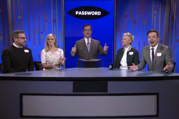 Ellen DeGeneres Plays 'Password' With Jimmy Fallon and Oscar Nominees ...