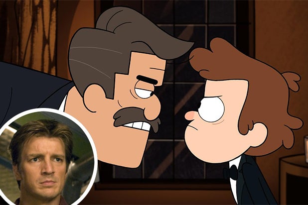 'Castle' Star Nathan Fillion Faces a Ghastly Ghost on 'Gravity Falls ...