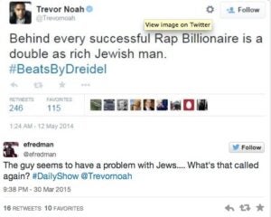 Trevor Noah Already Under Fire Over Controversial Tweets About Jews ...