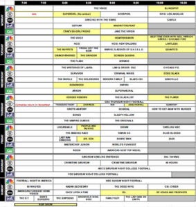 TV Season 2015-2016: The Complete Schedule