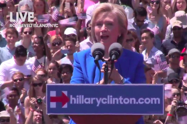 Hillary Clinton Delivers First Periscope and Campaign Rally Speech ...