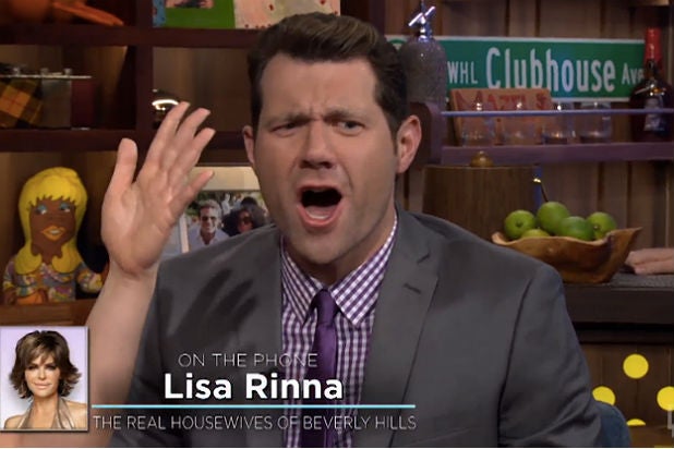 Billy Eichner Gets a Surprise from Lisa Rinna on 'Watch What Happens ...