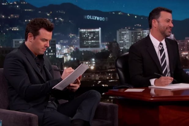 Jimmy Kimmel and Seth MacFarlane Expertly Sketch ABC Audience Members ...