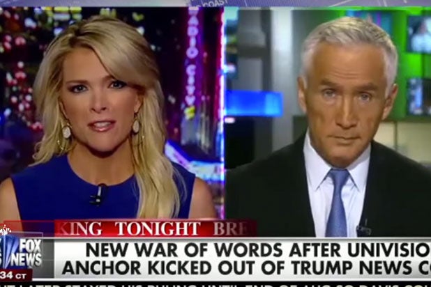 Megyn Kelly, Jorge Ramos Bond Over Being Caught in Donald Trump's 'Crosshairs' (Video) - TheWrap
