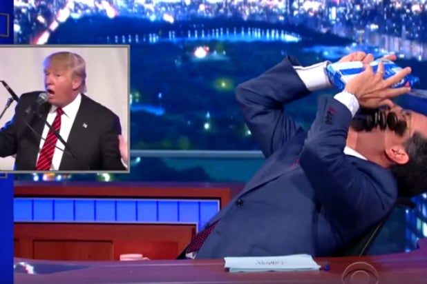 Stephen Colbert Binges on Both Oreos and Donald Trump-Bashing During ...