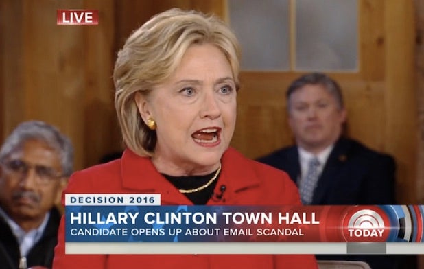 Angry Hillary Clinton Blasts GOP on 'Today' for 'Making a Partisan ...