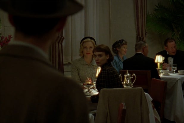 Rooney Mara's Date With Cate Blanchett Is Interrupted in 'Carol' Scene ...