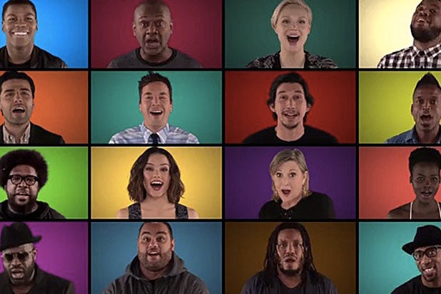 'The Force Awakens' Cast, Jimmy Fallon, The Roots Perform Epic 'Star ...