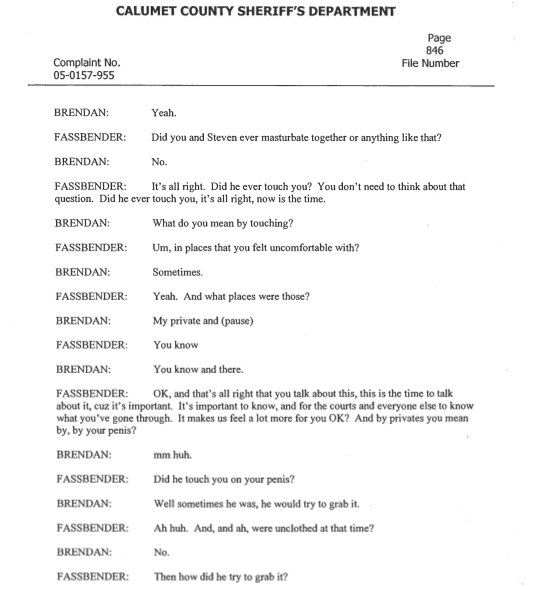 'Making a Murderer': What Brendan Dassey Said About Steven Avery ...