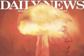 Donald Trump Roasted on NY Post, NY Daily News Covers (Photos)