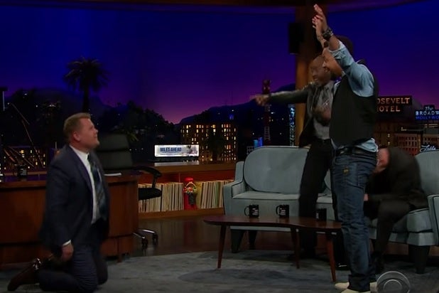 James Corden Dance Battles Cuba Gooding Jr on 'Late Late Show' (Video)