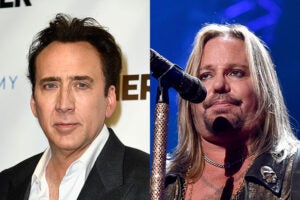 Nicolas Cage Caught Screaming at Vince Neil in Las Vegas (Video)