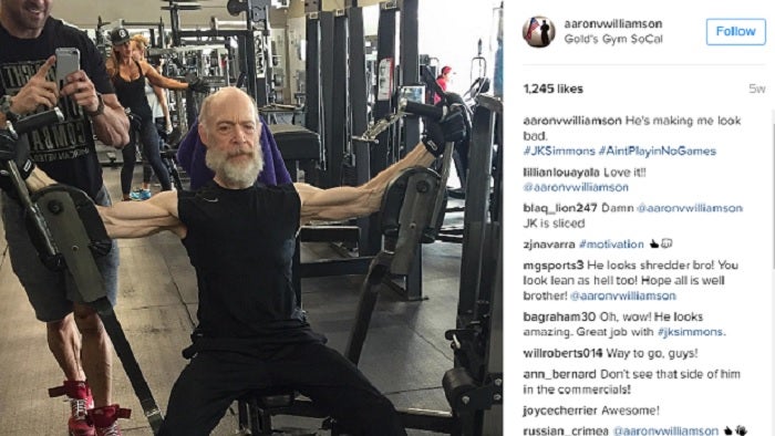 See JK Simmons Get Jacked for 'Justice League' Role (Photos) - TheWrap