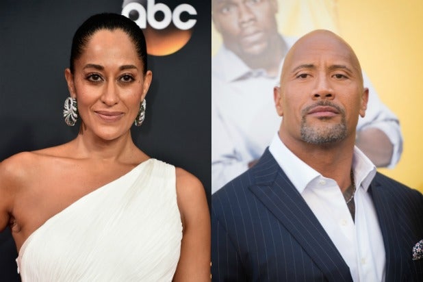 Tracee Ellis Ross Posts Throwback Picture of 'The Rock' - TheWrap