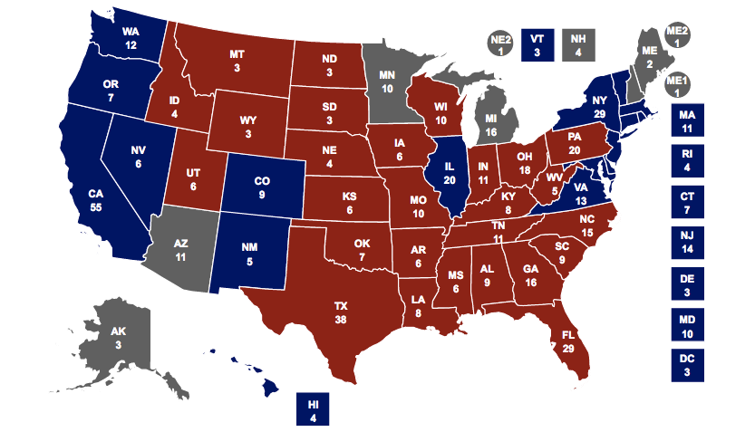 How Donald Trump Crossed 270, in One Simple Map (Update)