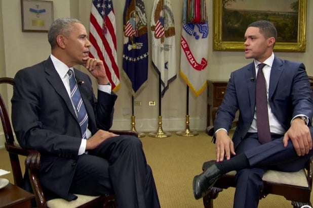 Obama Tells 'Daily Show' Trump Is 'Flying Blind' Without Intelligence ...