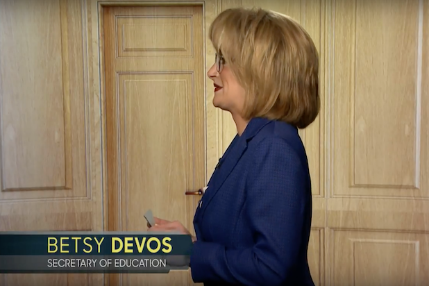 Jimmy Fallon Roasts Betsy DeVos As the New 'Secretary of Edu-Cake Boss ...