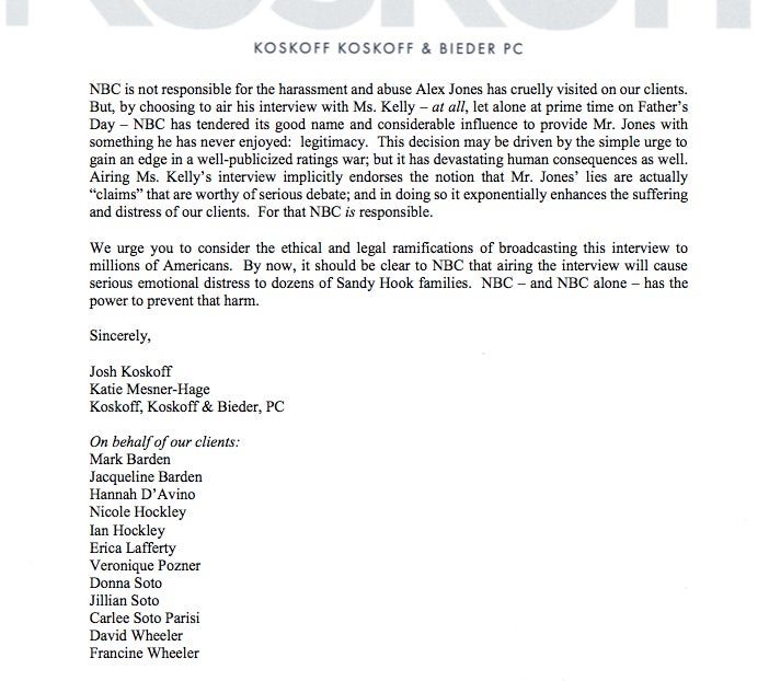 Why the Sandy Hook Families Probably Can't Win a Suit Against NBC - TheWrap