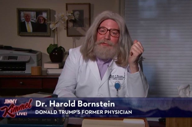 Mike Myers Impersonates Trump Doctors, Asks Jimmy Kimmel If He Needs ...