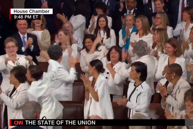 Trump Gets Surprise Standing Ovation From Alexandria Ocasio-Cortez ...
