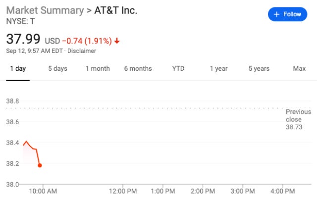 AT&T Expects to Lose as Many as 1.3 Million Video Subscribers in Q3