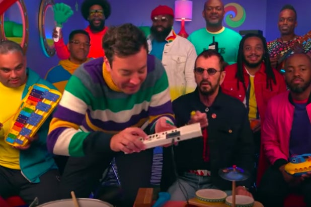 Ringo Starr, a Friggin' Beatle, Plays 'Yellow Submarine' on Jimmy ...