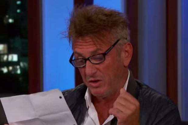 Sean Penn Live-Reads 'Mean Tweets' on 'Kimmel,' Ad-Libs a Solid Kevin ...