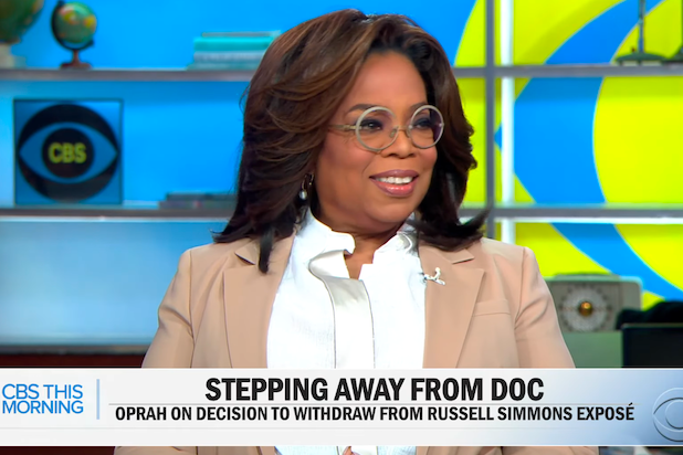 Oprah Says Her Exit From #MeToo Doc Is Not a 'Victory Lap' for Russell ...