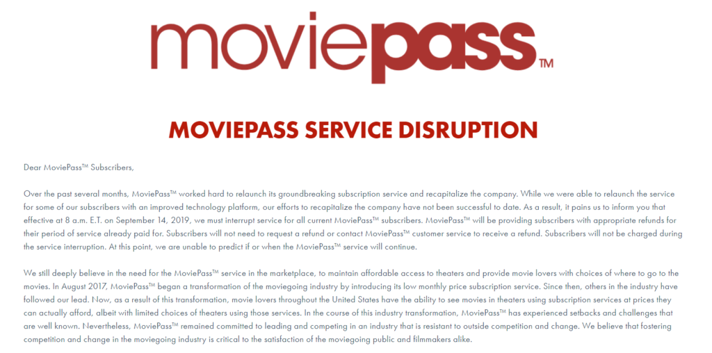 Is MoviePass Coming Back From the Dead?