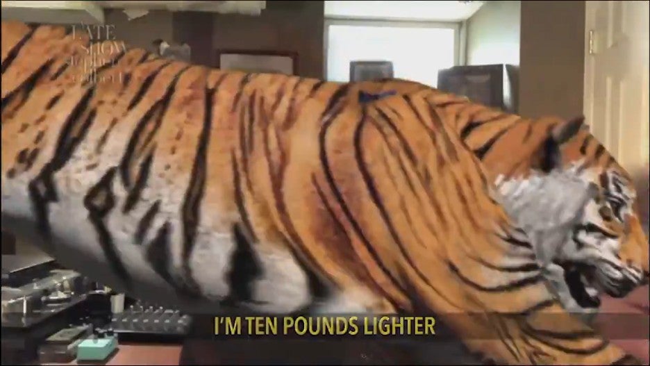 Colbert Honors the Houston Tiger With a Performance by 'Eye of the ...