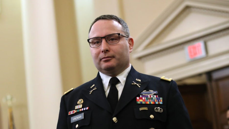 Former Trump White House Staffer Alex Vindman Hits Back at Newsmax Host ...