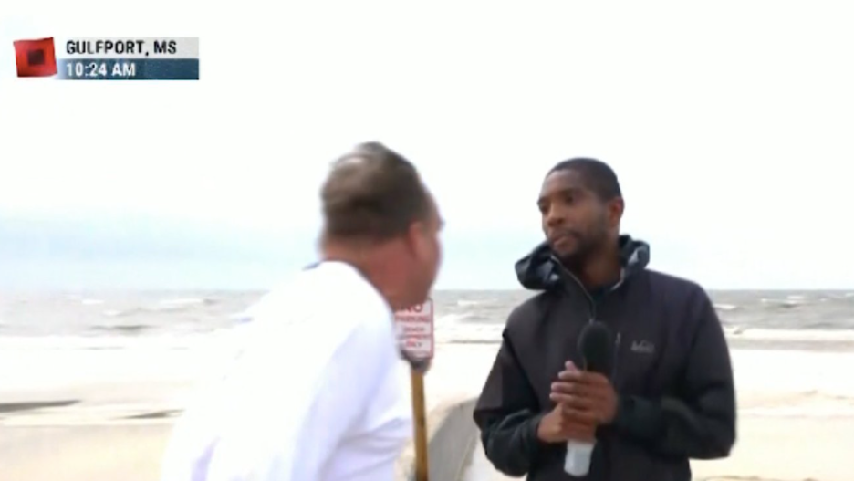 NBC News Reporter Covering Hurricane Ida Faces Off With Angry Passerby ...