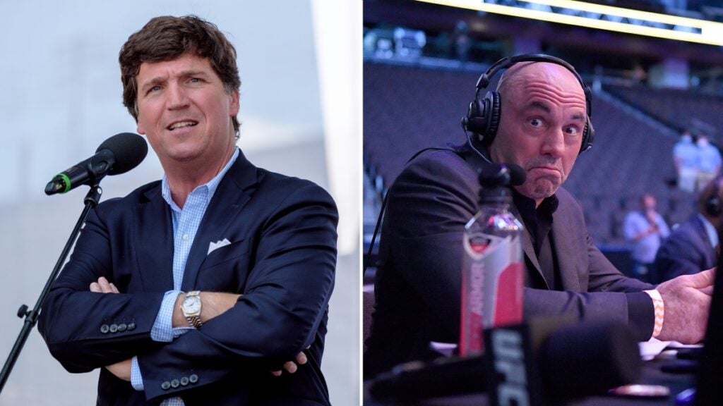 Joe Rogan Gushes Over Fox News' Tucker Carlson