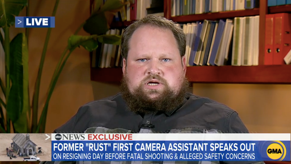 'Rust' Crew Member Blames Deadly Shooting on 'Perfect Storm'