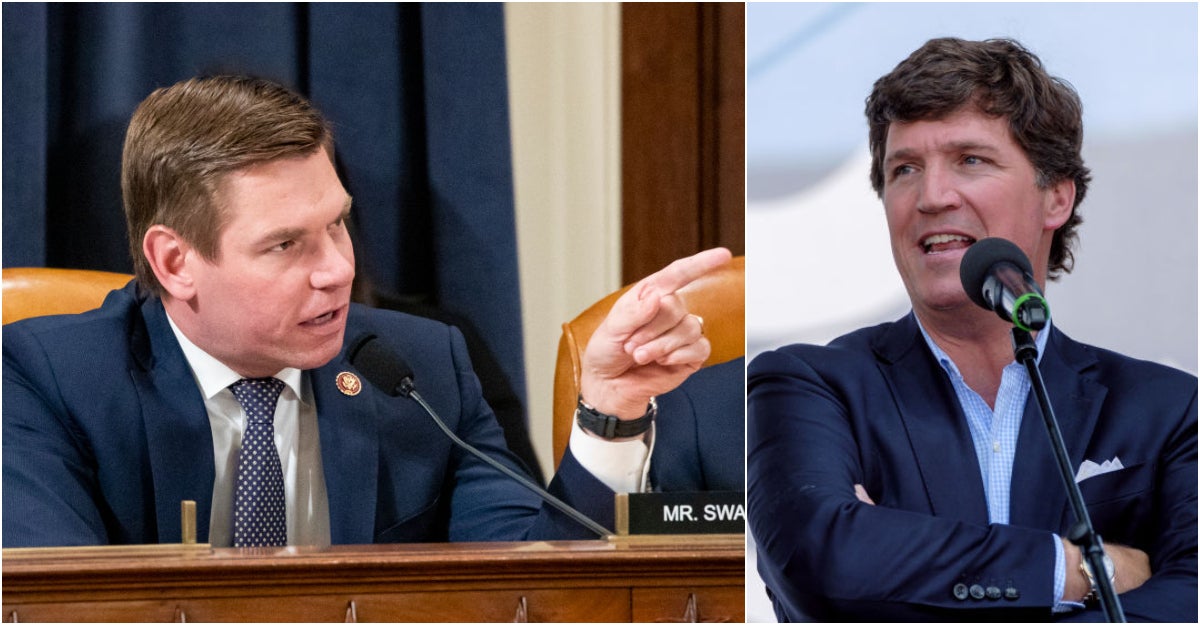 Eric Swalwell: Tucker Carlson 'Radicalized' Man Who Threatened My Life