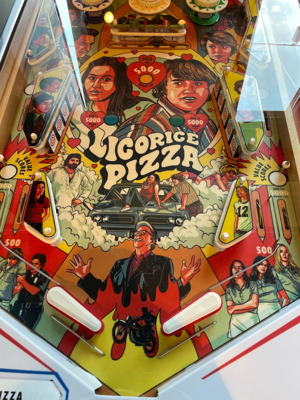 Licorice Pizza Pinball Machines, Alamo Drafthouse Menu Items Revealed