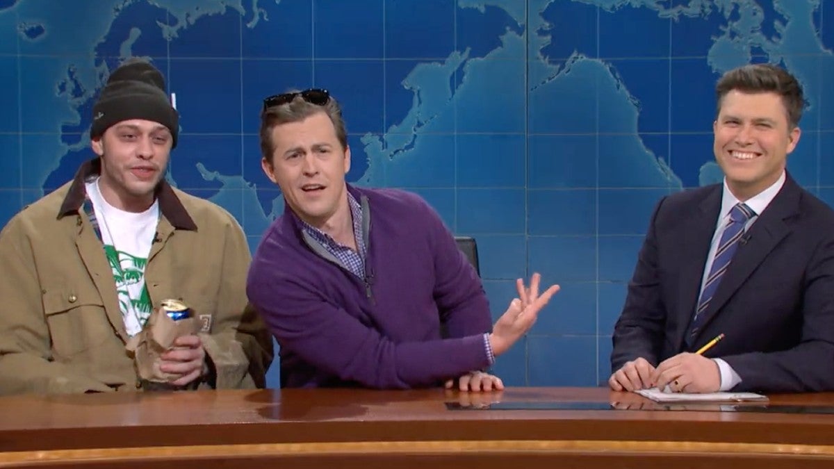 'SNL': Watch Pete Davidson Crack Up Over His Ferry Boat Purchase With ...