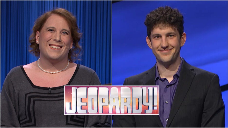 'Jeopardy!' Frontrunner Amy Schneider Ties Matt Amodio's 2nd-Place ...