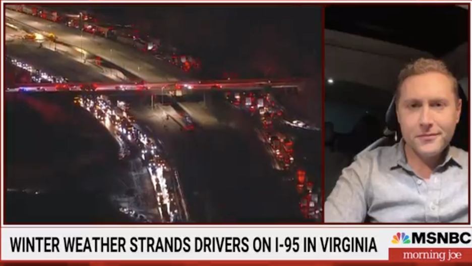 MSNBC Reporter Details Epic Virginia Traffic Jam - While Stranded in ...