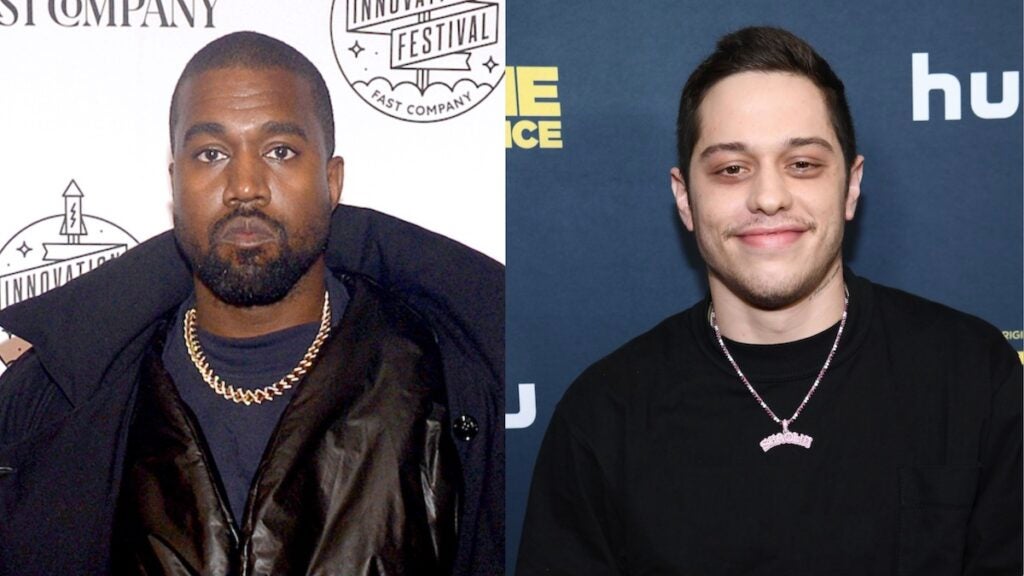 Kanye West Buries Romantic Rival Pete Davidson in Animated Music Video