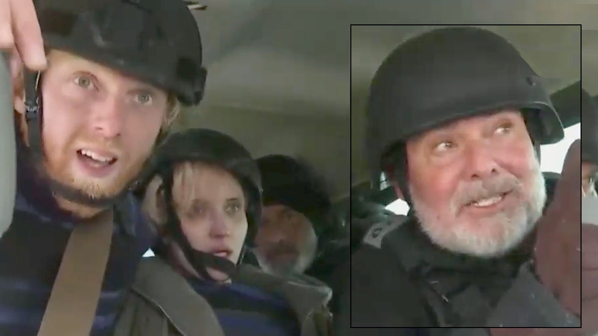 CNN Crew Narrowly Escapes Russian Artillery Shells That Destroyed Their ...
