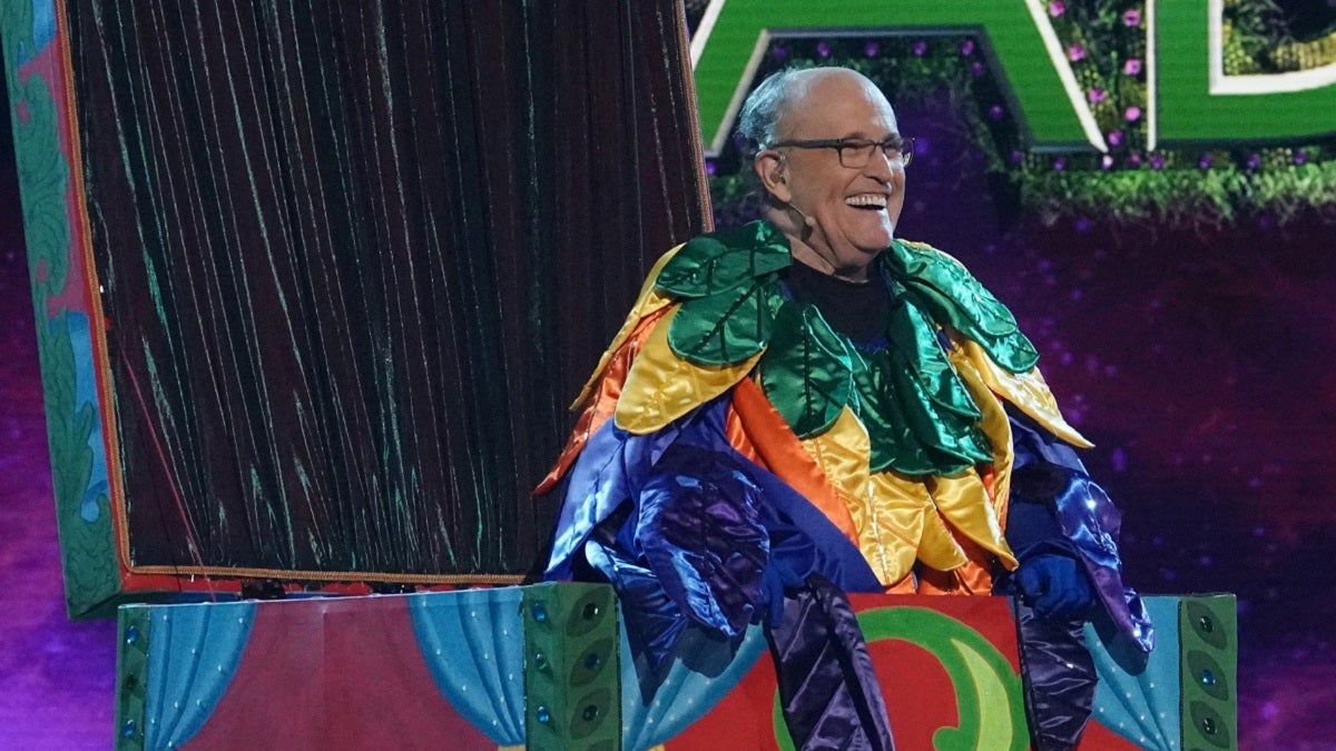 Rudy Giuliani Finally Unmasked on 'The Masked Singer'