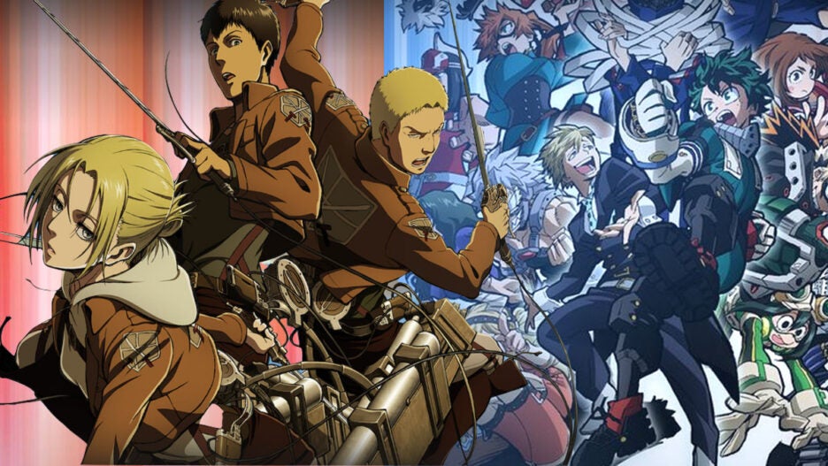 10 Most In-Demand Anime Series: 'Attack on Titan,' 'My Hero Academia'