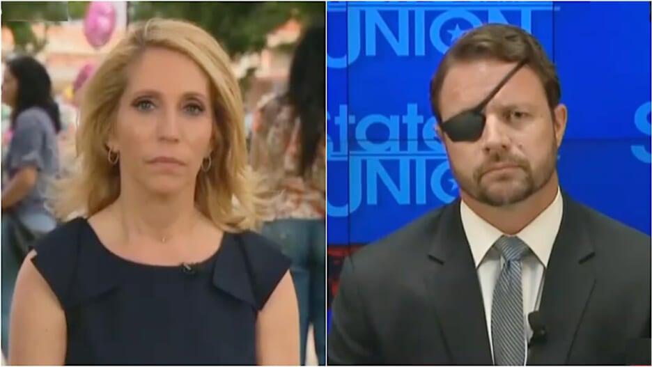 CNN's Dana Bash Grills Rep Dan Crenshaw About Gun Violence