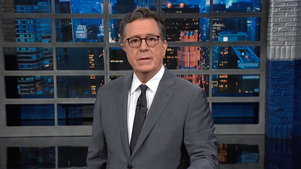 Colbert Addresses U.S. Gun Violence Following Texas School Shooting ...