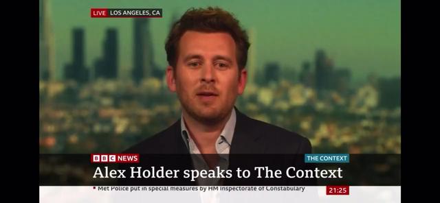 Alex Holder Has 2 Armed Guards After Speaking Against Trump