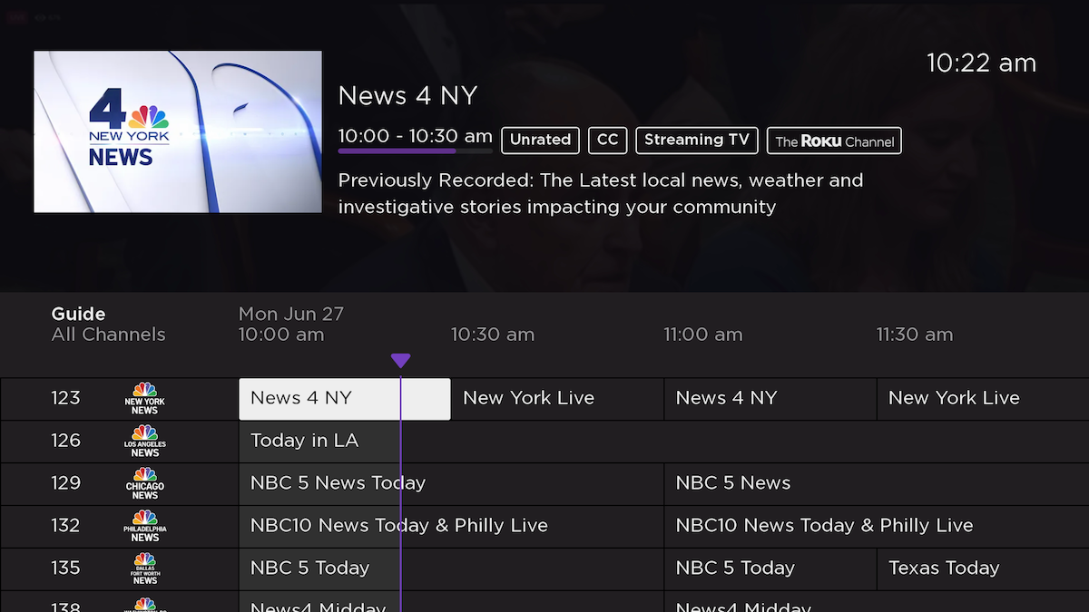 Roku Channel Partners With NBC Universal for Local News