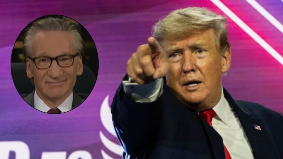 Trump Slams Fox News for Kissing the Ass of the Enemy (aka Bill Maher)